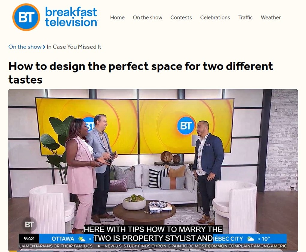 Breakfast Television: How to Design the Perfect Space for Two Different ...